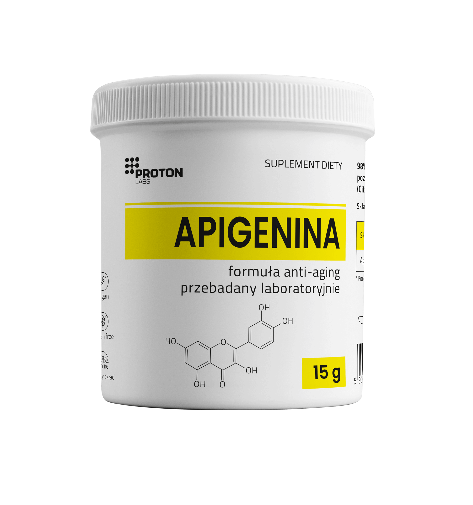 Apigenina - Czysty proszek 98-99% PURE, apigenin – Proton Labs